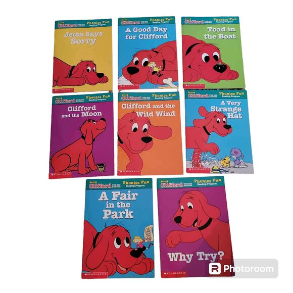 Scholastic | Toys | 8 Scholastic Learn To Read With Clifford The Big ...